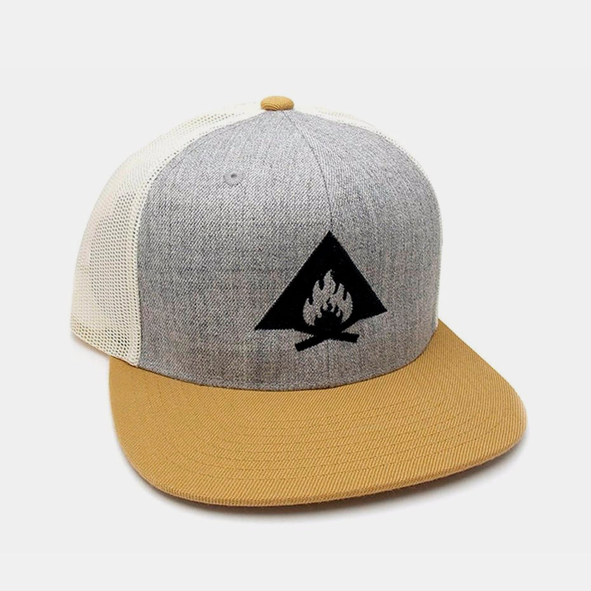 Bonfire Tri-Tone Trucker Cap | Black Lantern Trucker Hats