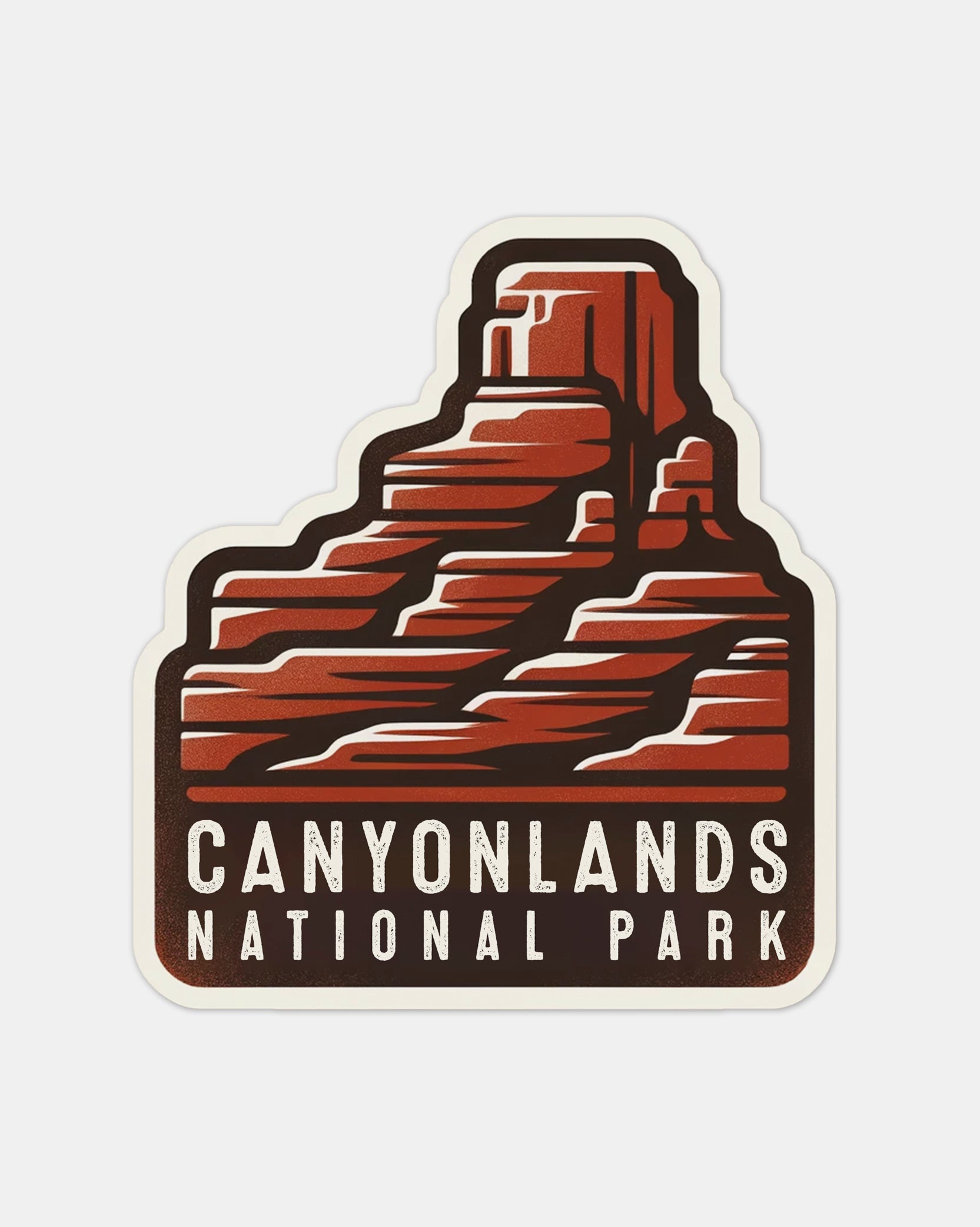 Canyonlands National Park Sticker | Black Lantern
