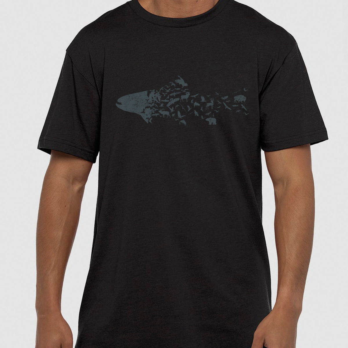 Men's Wild T-Shirt | Black Lantern