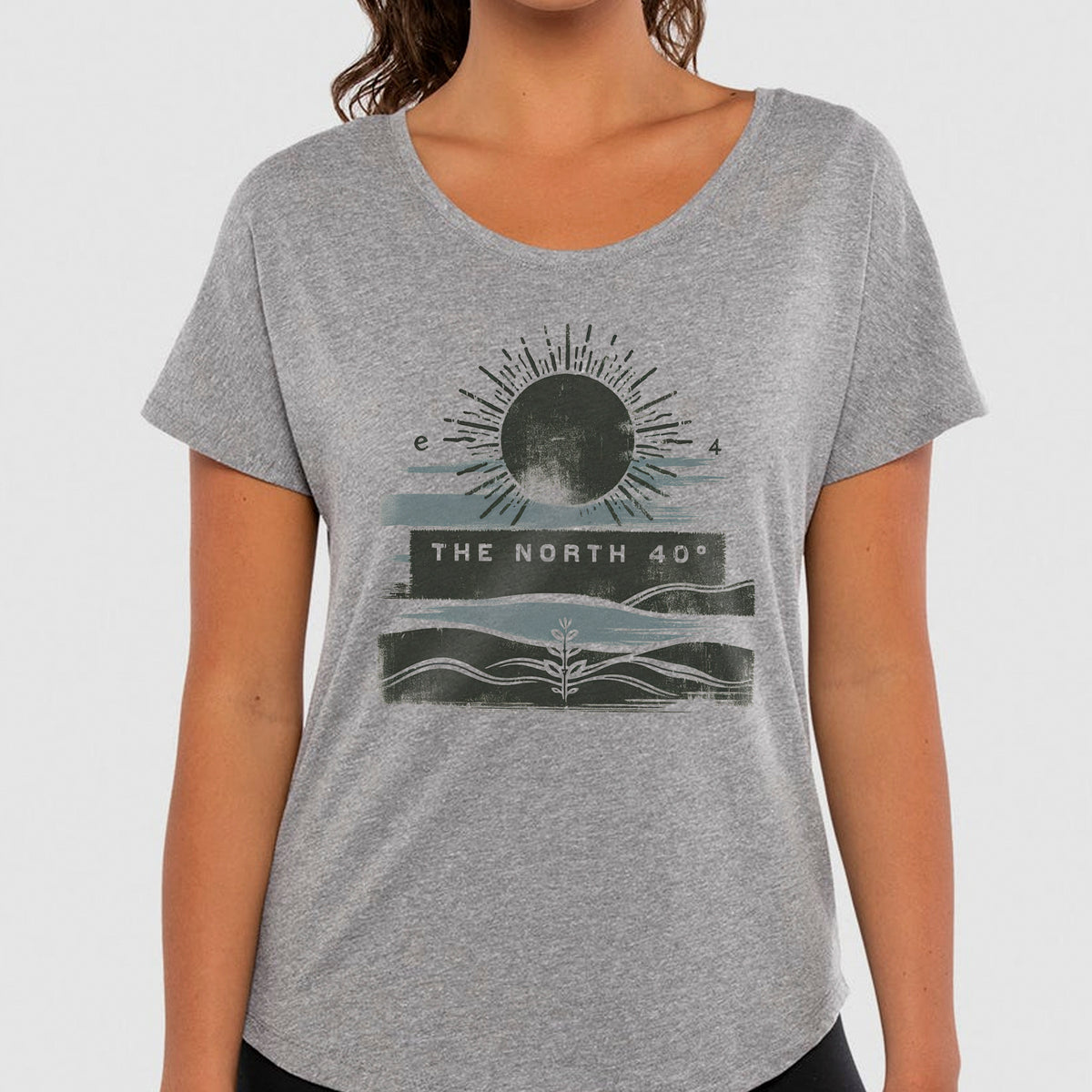Women's North Forty T-Shirt | Black Lantern